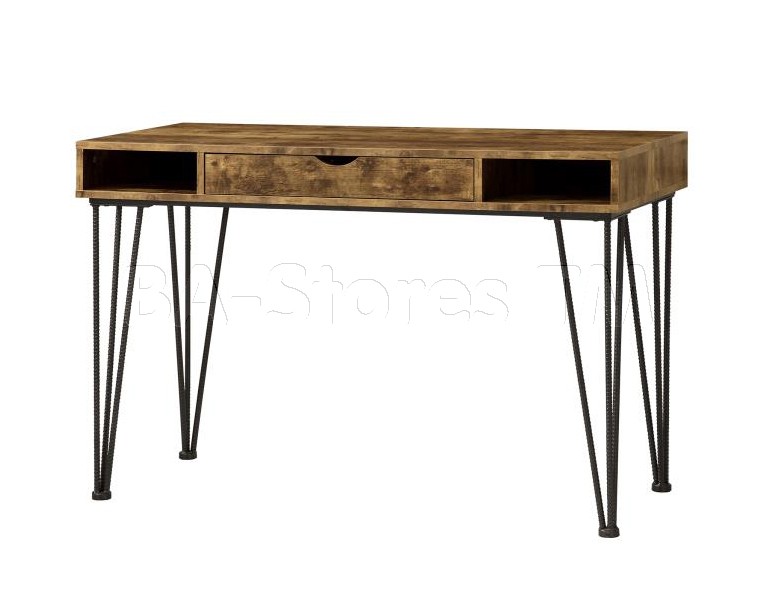 Industrial Style Writing Desk Nutmeg | Office Pro's