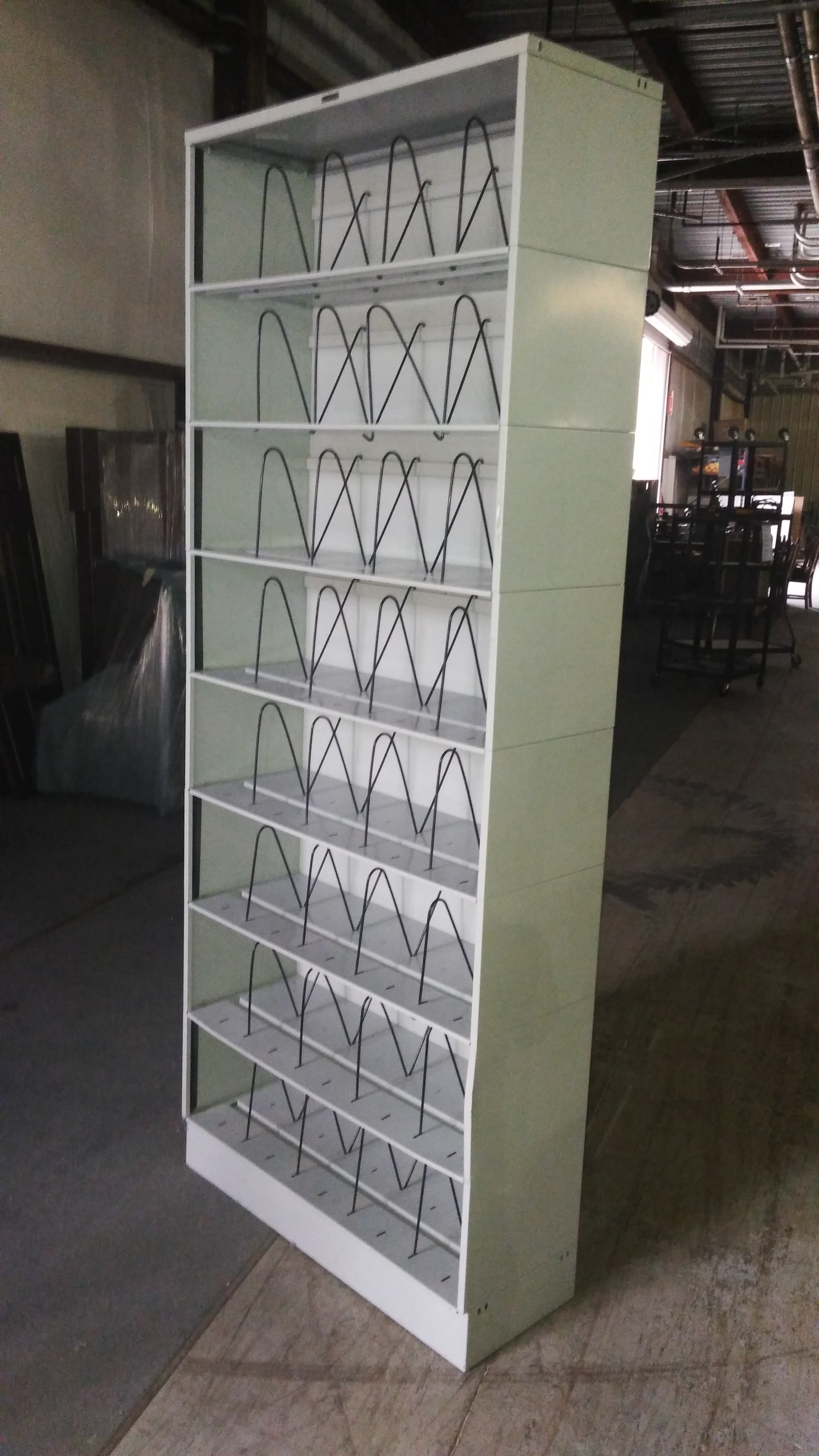 Used Open End-Tab Filing System