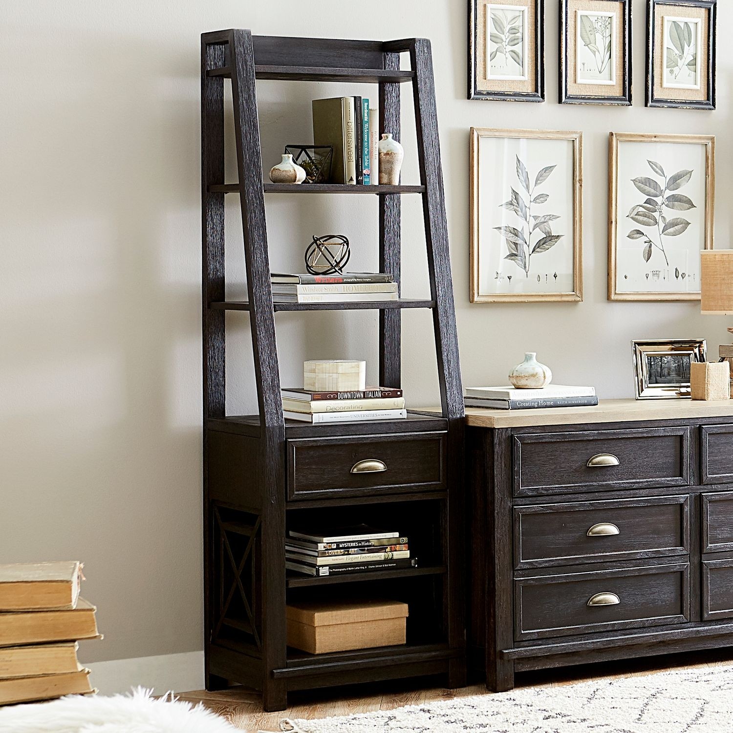Buy Heatherbrook Leaning Bookcase Pier by Liberty Furniture for only ...