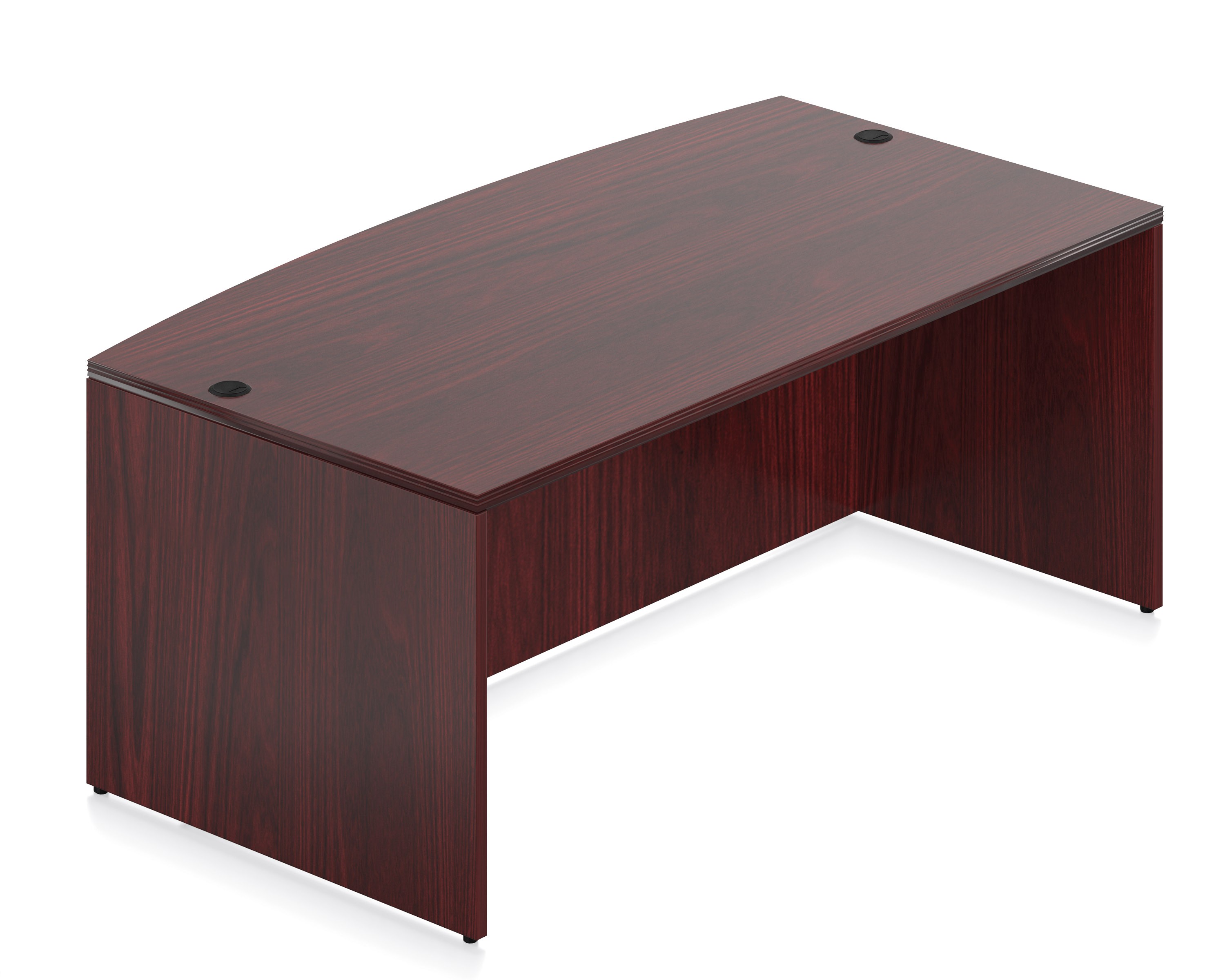 72" Bow Front Desk Shell | Office Pro's Athens